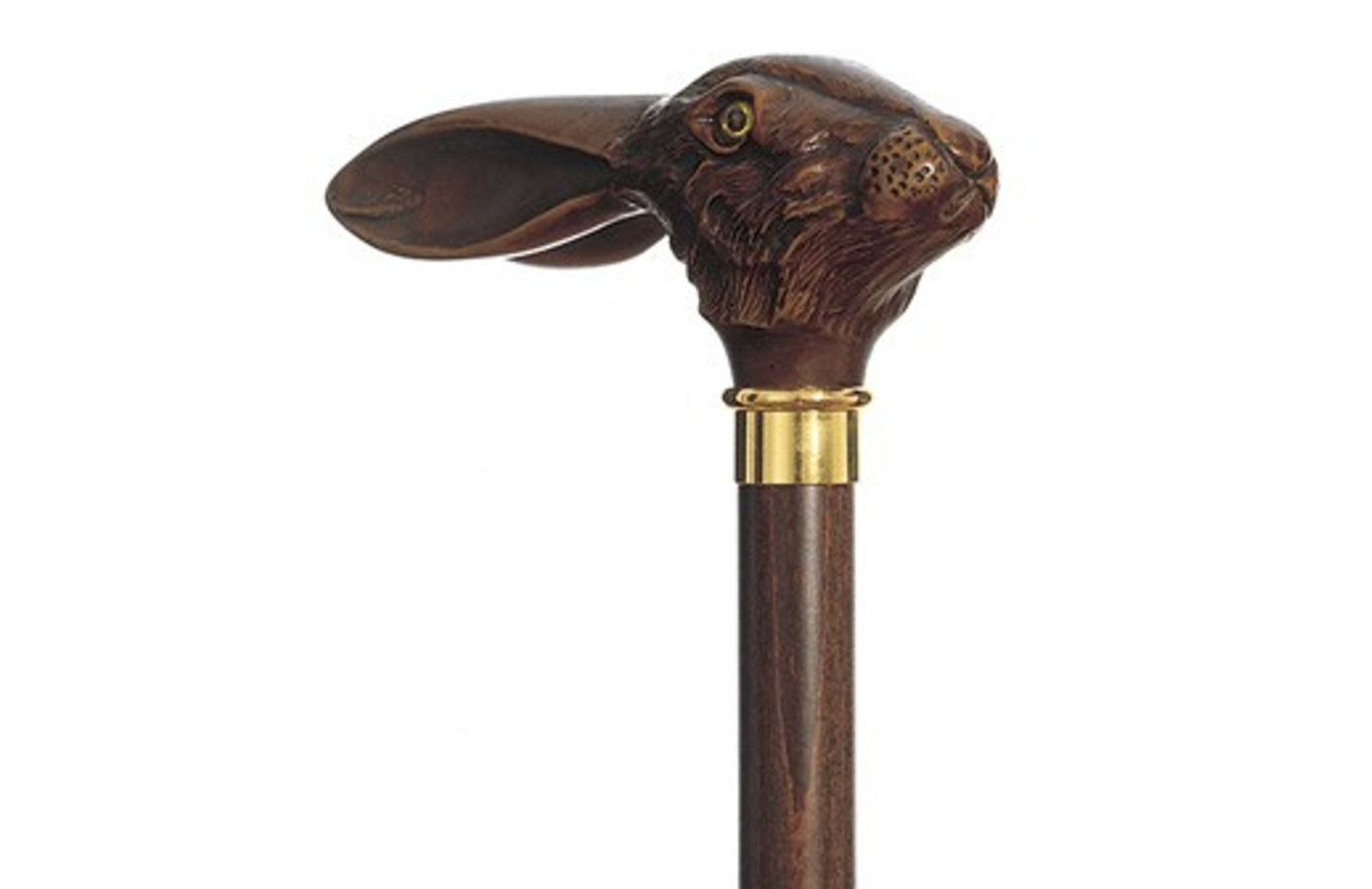 HC - Jack Rabbit Brown Cane | The Umbrellatorium & Canery